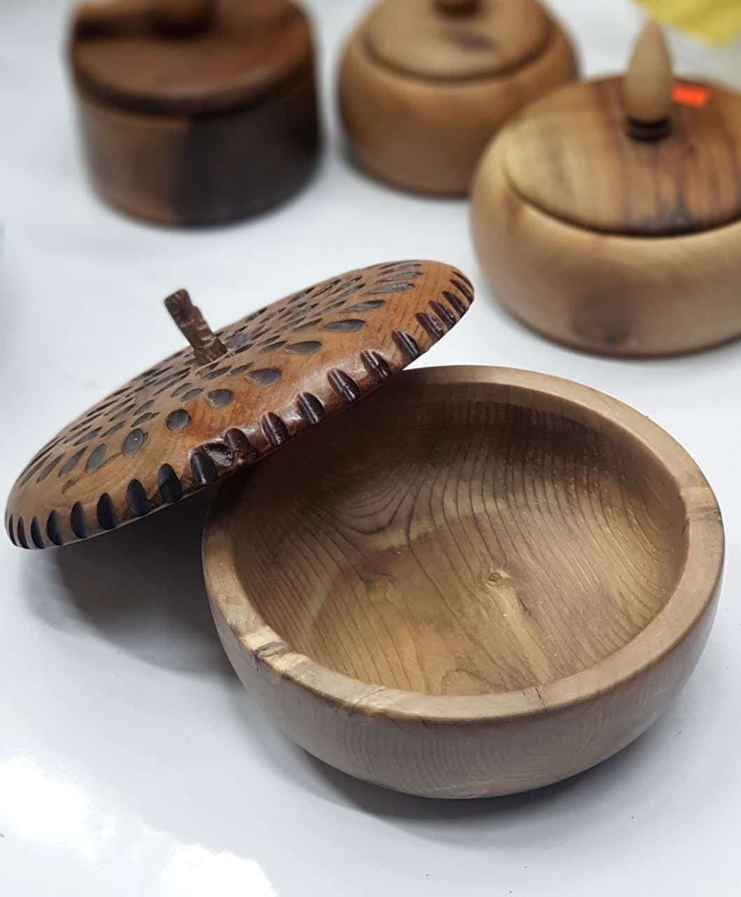 شکلات خوری چوبی طرح بلوط – فروشگاه خانه رویایی گلستان